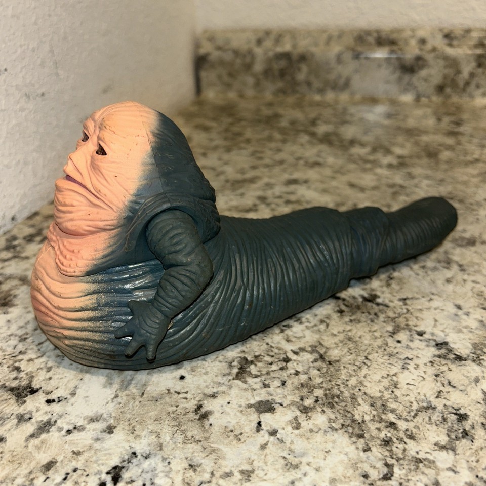 1997 Kenner Star Wars Jabba the Hutt 10" Action Figure Vtg Power of the ...