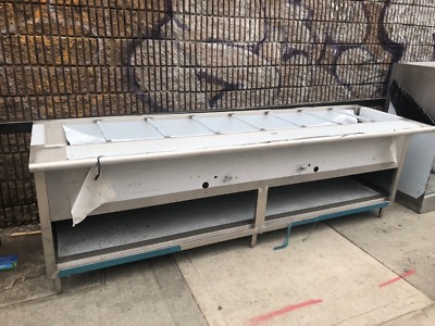 120" Steam Table 9 Pans, All Stainless Steel - Natural Gas - NSF ...