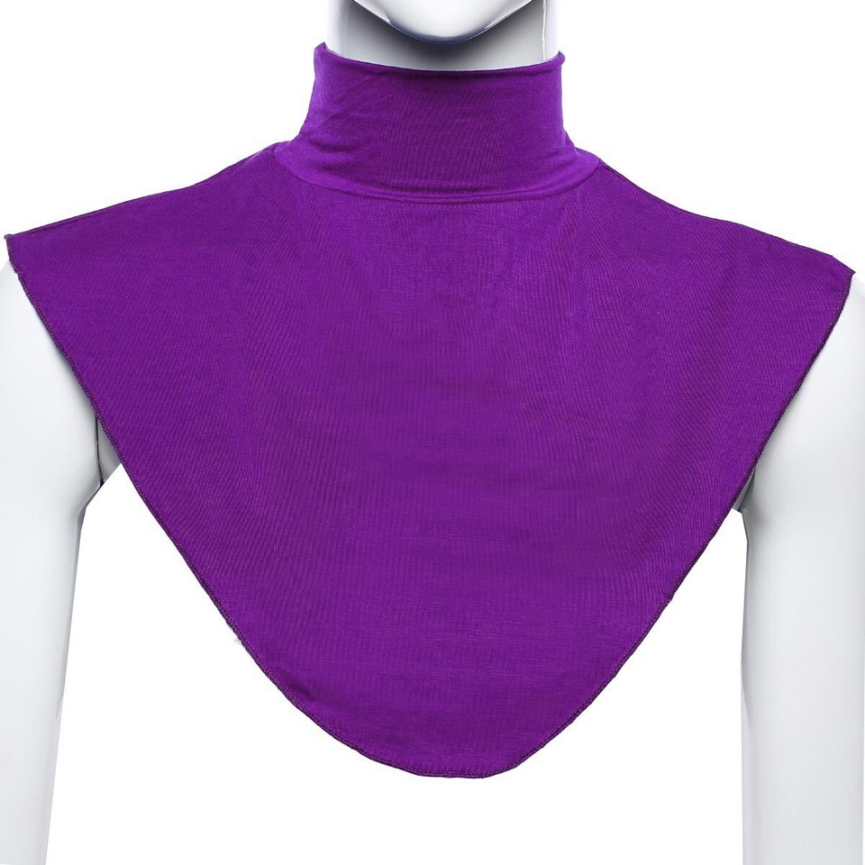 Women Fake Collar Detachable Cotton Turtleneck Neck Dickey Half Top ...