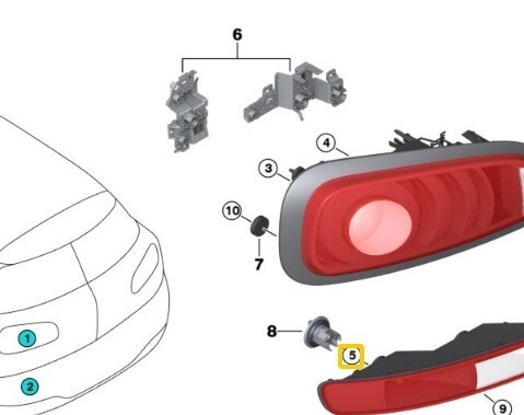 Genuine MINI Cooper Jcw One F54 ALL4 D S SD Clubman Bulb 07119905467 | eBay