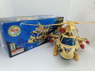 TOY-SKY PILOT-BATTERY OPERATED HELICOPTER WITH SOUND, LIGHT,BUMP & GO ...
