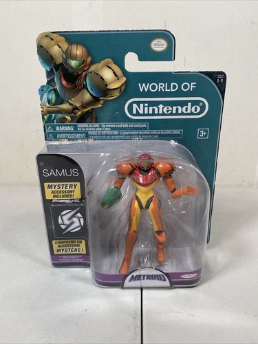 World of Nintendo Jakks METROID Samus Figure w/ Mystery Accessory ...