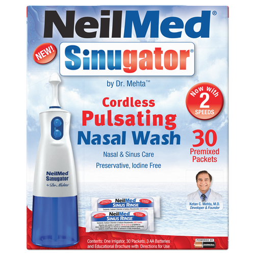 NeilMed Sinugator Electronic Cordless Sinus Nasal Wash Irrigator | eBay UK
