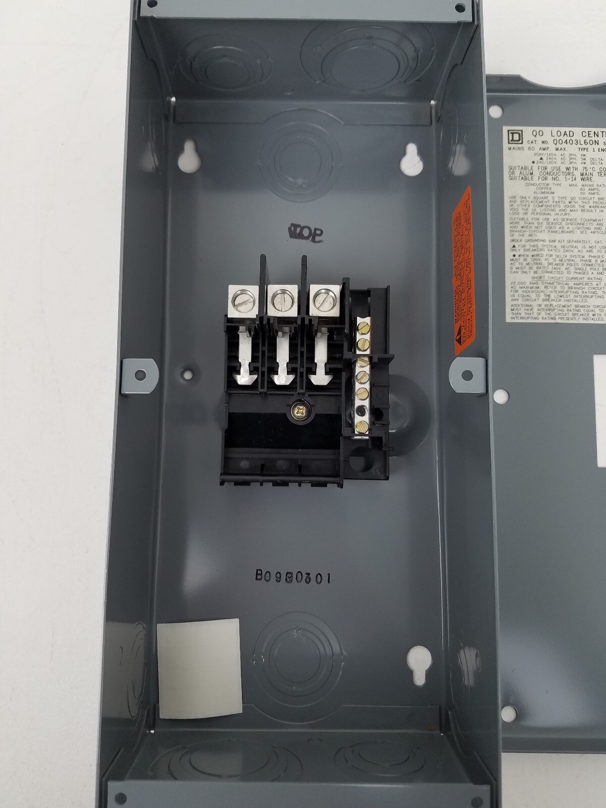 Square D 240V Load Center - QO403L60NS for sale online | eBay