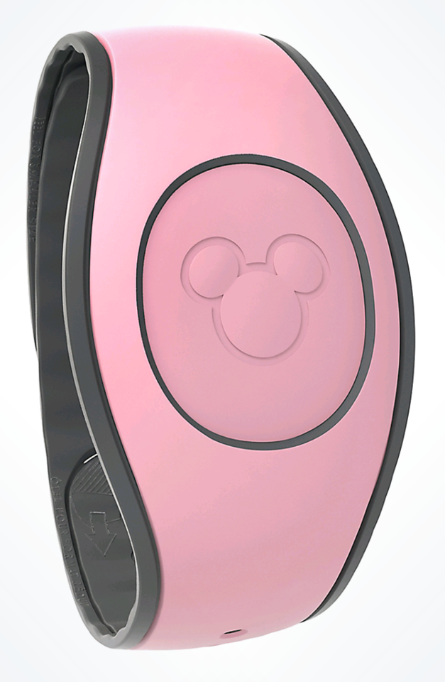 New Disney Parks Solid Millennial Pink MagicBand 2 Link It Later Magic ...