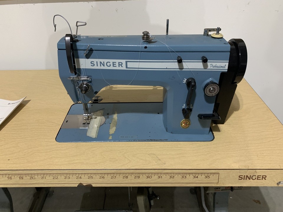 SINGER 211A INDUSTRIAL SEWING MACHINE And Table | eBay