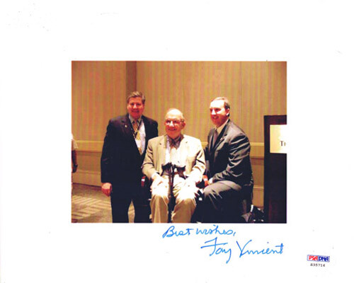 Fay Vincent Autographed Signed 8x10 Photo PSA/DNA #S35716 | eBay