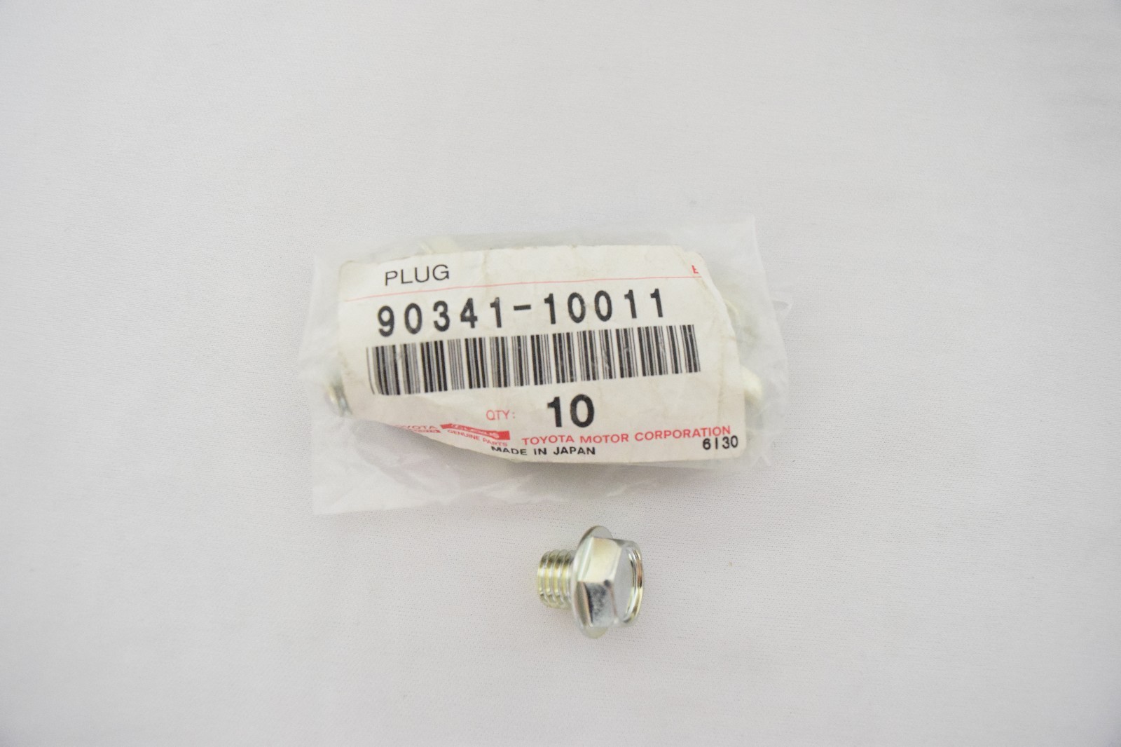 TOYOTA OEM-Transmission Pan Drain Plug 9034110011 / 90341-10011 | eBay