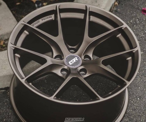 18x9.5 ESR RF02 RF2 5x114.3 +22 Matte Bronze Wheels 18 Inch Rims Set 4 ...