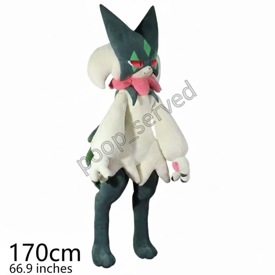 170cm Meowscarada Life-Size Doll Toy Plush Bed Room Body Pillow Anime ...