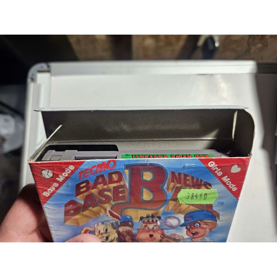 Bad News Baseball (Nintendo NES) Works Complete CIB Authentic🔥Nice ...