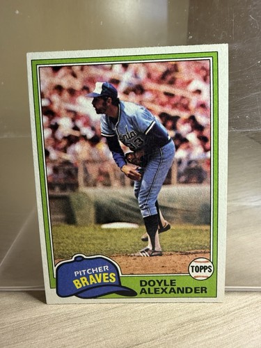 1981 Topps Atlanta Braves Baseball Card #708 Doyle Alexander | eBay