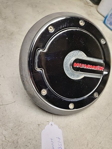 06-10 HUMMER H3 CHROME Gas Fuel Tank Cap Door Trim Flap 19131531 07 08 ...