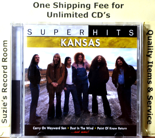 CD Kansas Super Hits Greatest LIKE NEW Carry on My Wayward Son -Dust in ...
