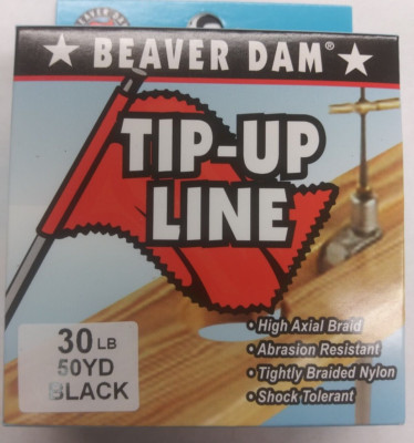 Beaver Dam Tip-Up Line 30 LB 50YD Black Fishing Line BD-SWX 3050 | eBay