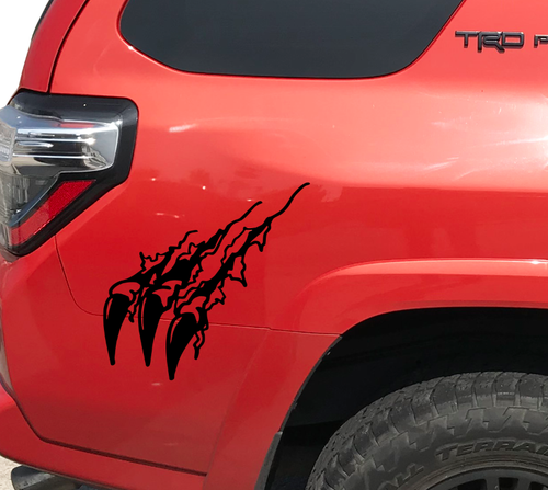 Claw Scratch Marks - sticker decal - Fits Tundra Toyota 4runner PRO ...