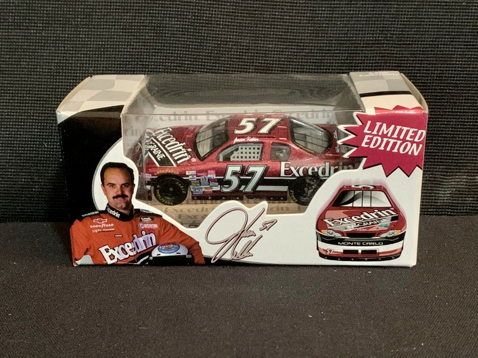2000 RACING CHAMPION JASON KELLER #57 EXCEDRIN CAR--1:64--LIMITED ...