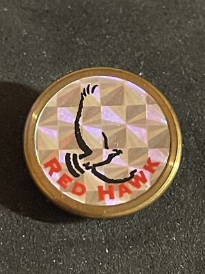 Red Hawk Golf and Resort 3/4" Brass Stem Golf Marker - Sparks, NV - A ...