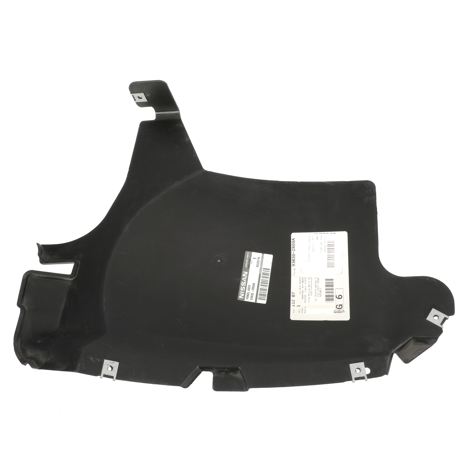 OEM NEW Nissan Rear Passenger Side Mudguard Panel Liner 04-15 Titan ...