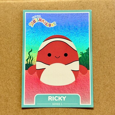 Squishmallow Ricky the Clownfish ~ Holographic Foil ~ 70 ~ Series 1 ...
