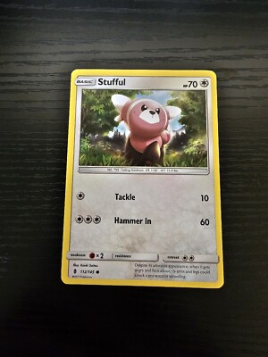 Stufful - Sun & Moon: Guardians Rising (112/145) - Near Mint - Pokemon ...