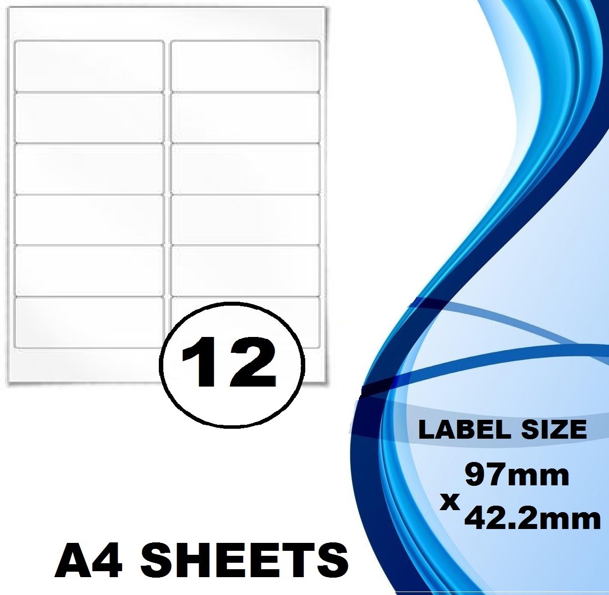 BULK BUY Address Labels A4 Sheet Adhesive Label Mailing Packing ...
