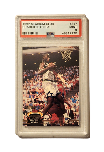 1992-93 Topps Stadium Club Shaquille O'Neal #247 Magic RC Rookie Card ...