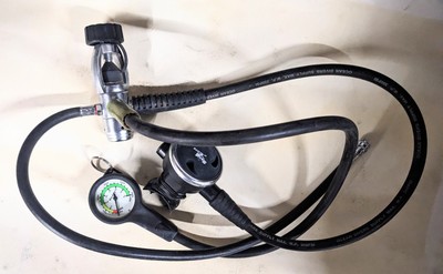 Sea Elite Systems 1st & 2nd Stage Scuba Dive Regulator Set with depth ...