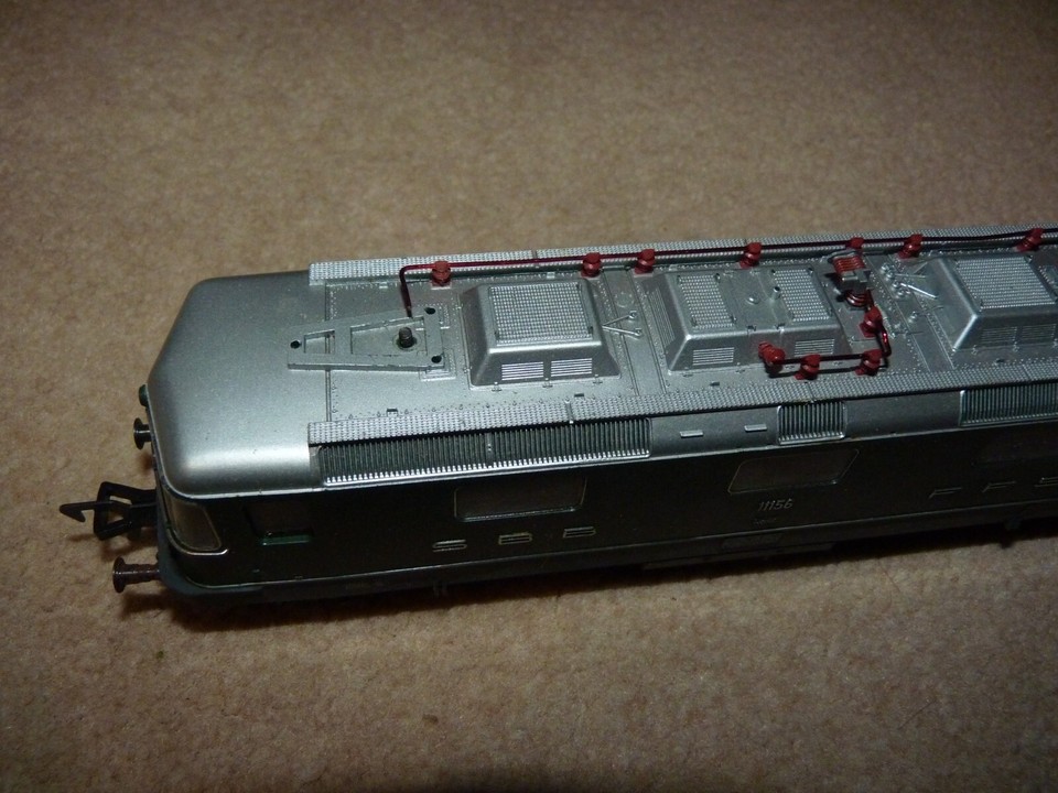 Fleischmann 4340 H0 Gauge SBB CFF Green Re 4/4 "11156" Electric ...