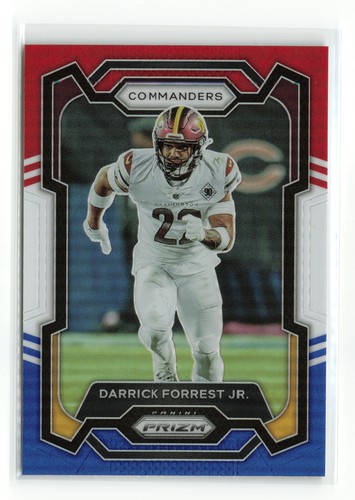 DARRICK FORREST JR #296 2023 PANINI COMMANDERS RED WHITE BLUE | eBay