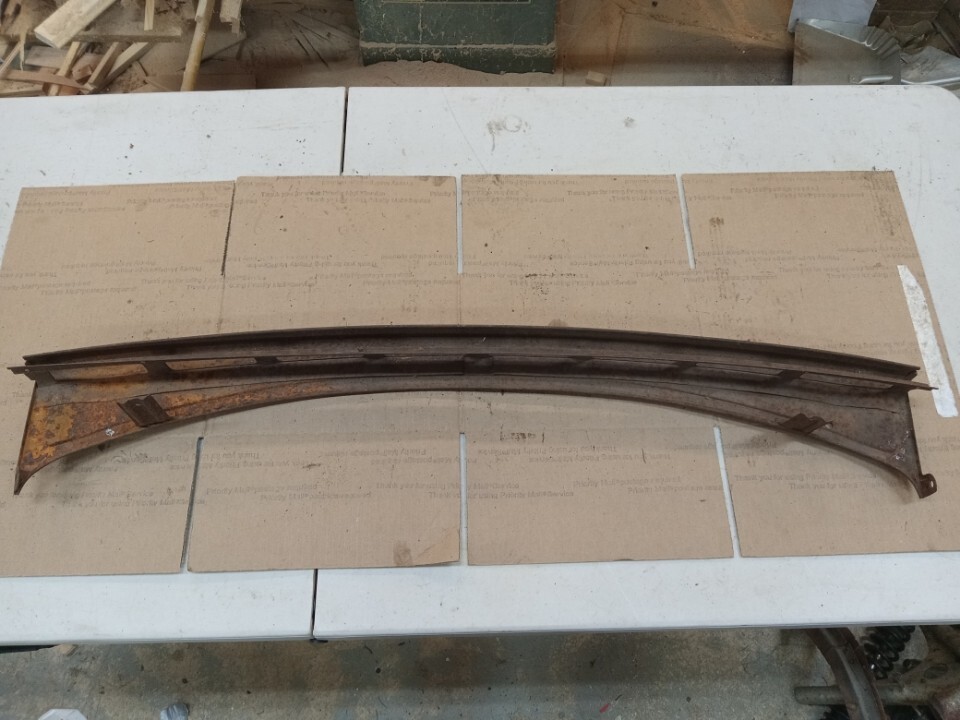 1929 1931 Ford Model A Dash Rail Panel briggs murray fordor cabrio oem ...