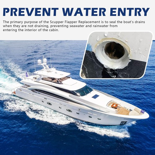 Scupper Flapper Replacement for FSRK-3-DP TH Mar-ine Boat black | eBay