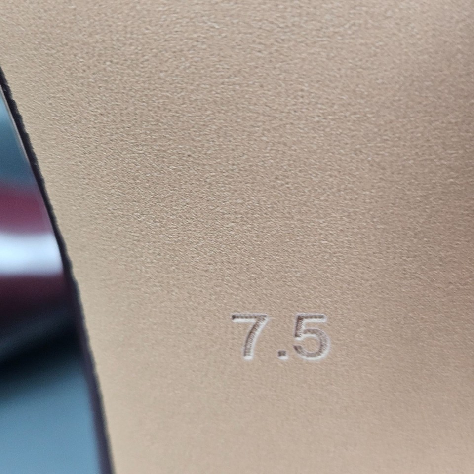 Michael Shannon Burgundy Patent Leather Pointed-Toe Block Heels For ...