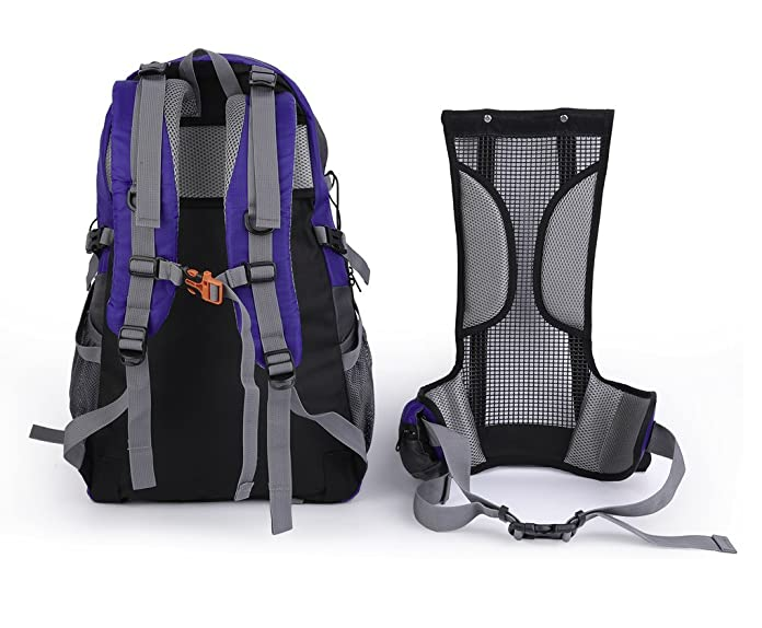 40L Water Resistant // Outdoor Hiking Camping Backpack // Built-in Rain ...