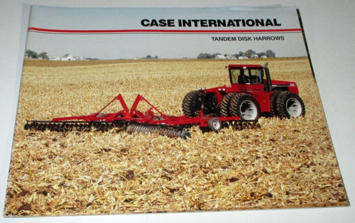 *Case IH Tandem Disk Harrows Sales Brochure 496 596 696 475 485 501 350 ...