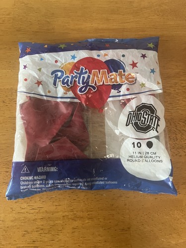 Ohio State Buckeyes NCAA College Sports Party Decoration 11" Latex ...