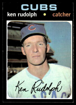 1971 Topps #472 Ken Rudolph BASEBALL Chicago Cubs | eBay