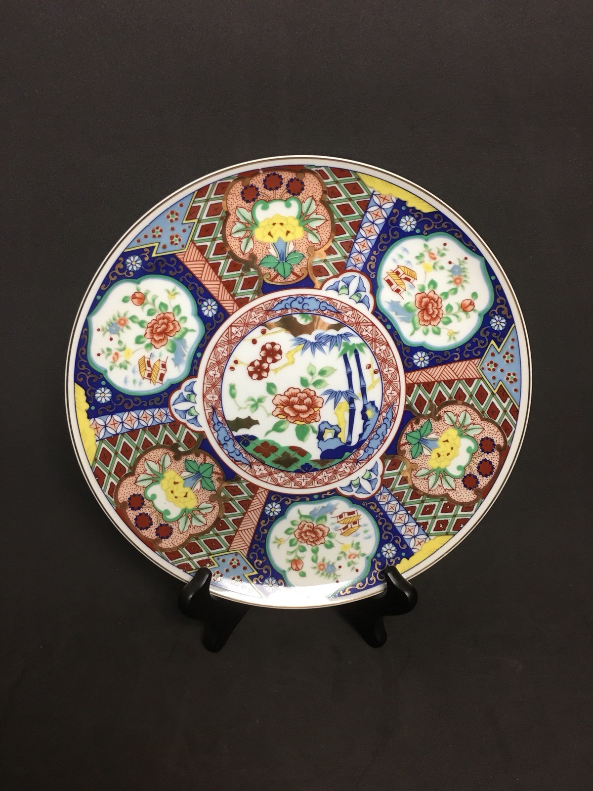 Vtg 10" Miyako Imari Ware Plate Decorative Display Platter Handcrafted ...