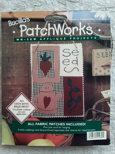 Bucilla PatchWorks Easy No-Sew Applique Projects Quilt Kit Seeds ...