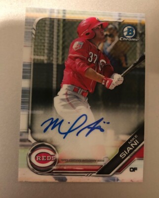 2019 BOWMAN CHROME MIKE SIANI AUTO RC REDS | eBay