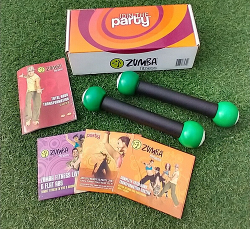 ZUMBA FITNESS TOTAL BODY TRANSFORMATION SYSTEM 3 DVD SET 1 Lb TONING ...