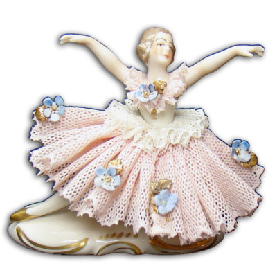 Porcelain German Ballerina Figurine - 1910 | eBay