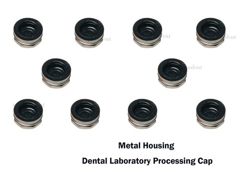 10pcs Dental Overdenture Retention Caps Metal Housing For Lab-Process ...
