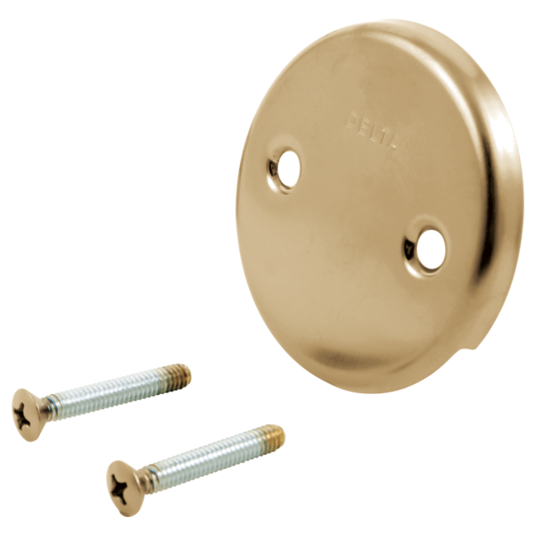 Delta Overflow Plate/Screws No Trip Lever Champagne Bronze-Certified ...