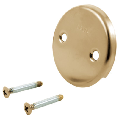 Delta Overflow Plate/Screws No Trip Lever Champagne Bronze-Certified ...