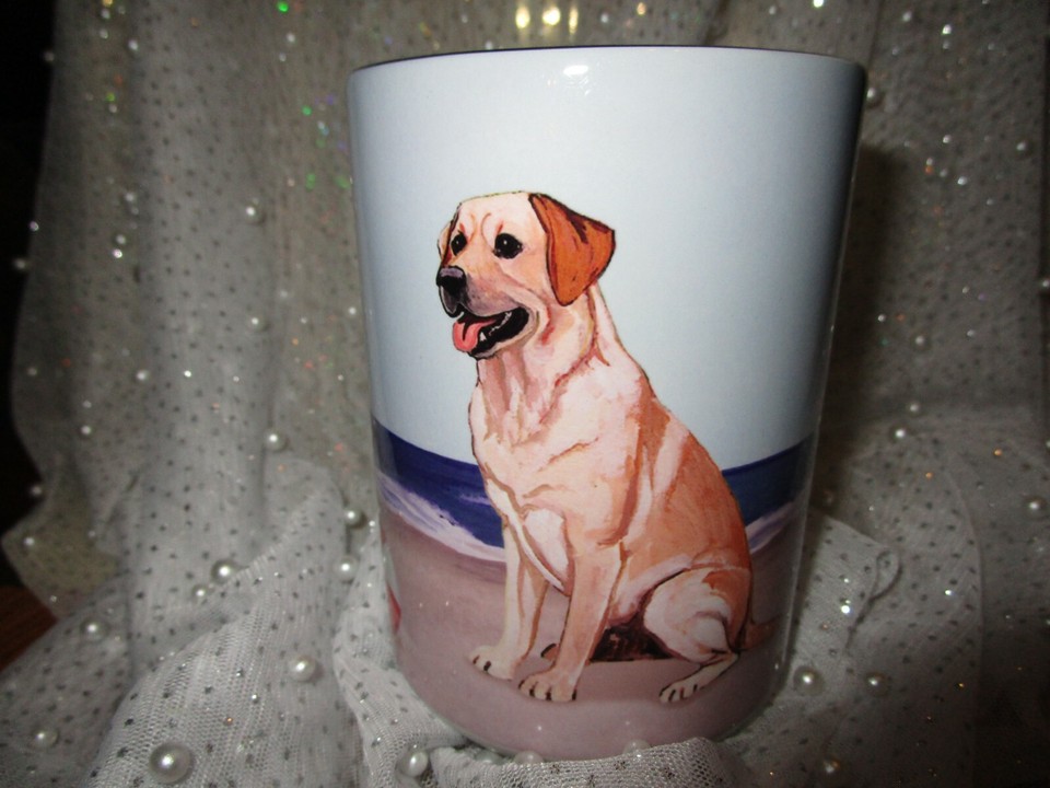 DOG BREED CUP / MUG - ZEPPA STUDIOS - YELLOW LABRADOR | eBay