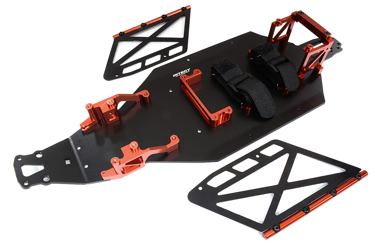Red Billet Machined Chassis Upgrade Conversion Kit for Losi 2WD 22S ...