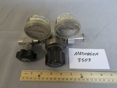 Matheson Gas Regulator Model 3503 With Matheson Valve | eBay