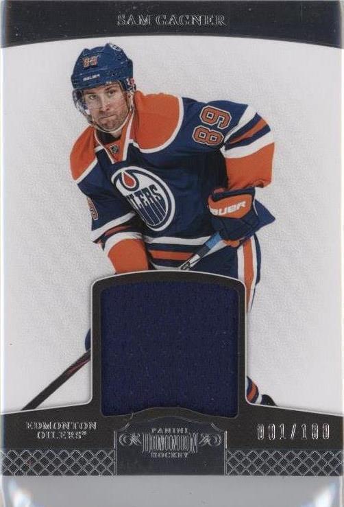 2011-12 Panini Dominion - Jerseys Sam Gagner #34 /100 (MEM) for sale ...