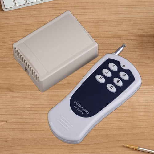 DC 12V 6CH Channel Wireless RF Remote Control Switch Transmitter+ ...